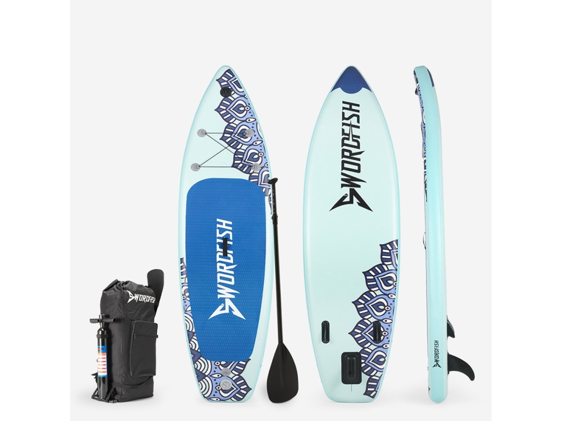 Prancha insuflável SUP Stand Up Paddle infantil 260cm Mantra Junior ...