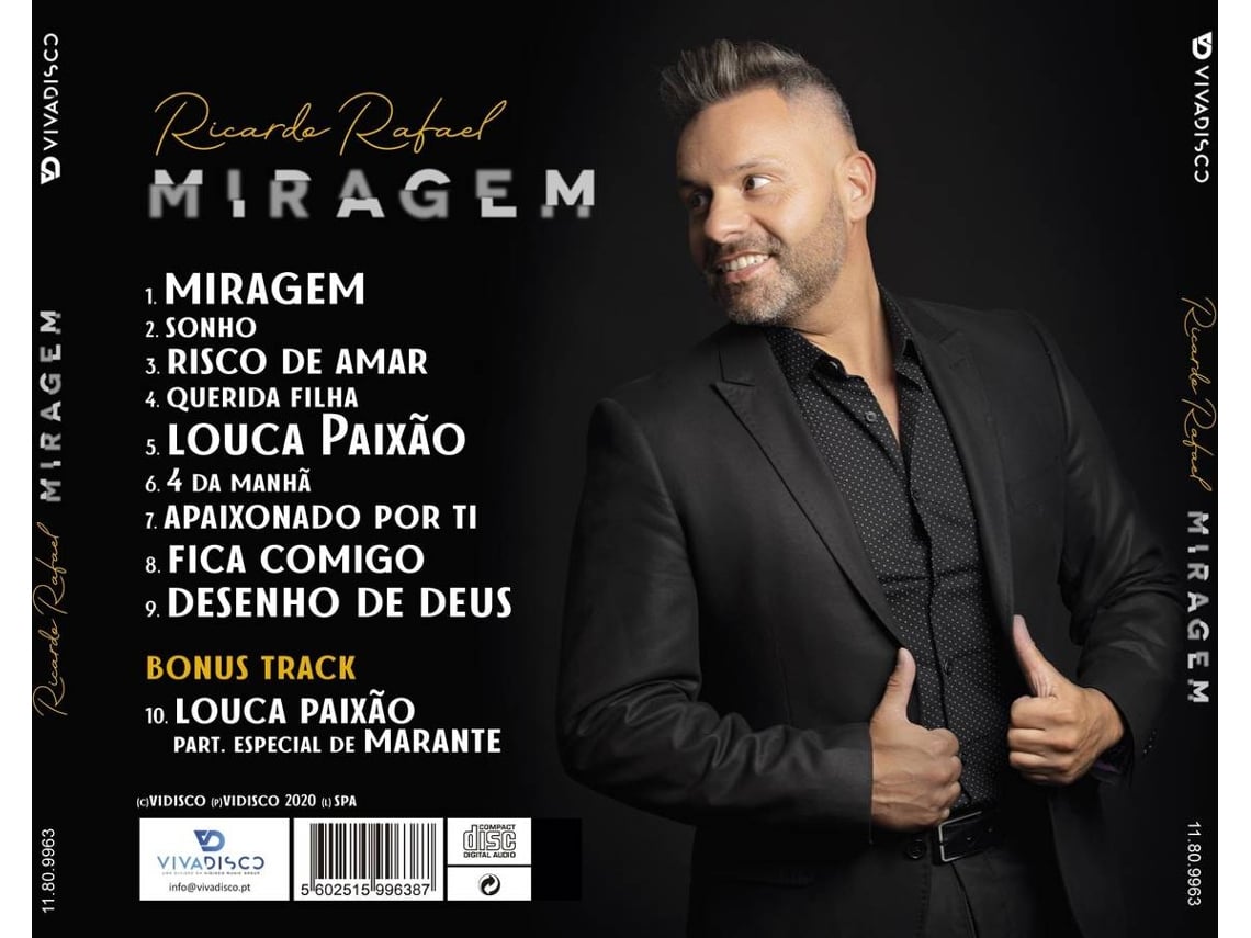CD Ricardo Rafael - Miragem | Worten.pt