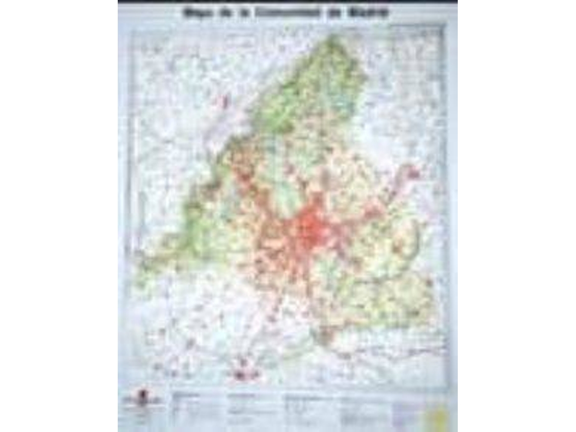Livro Mapa De La Comunidad De Madrid : E 1:250.000 En Relieve de Madrid ...