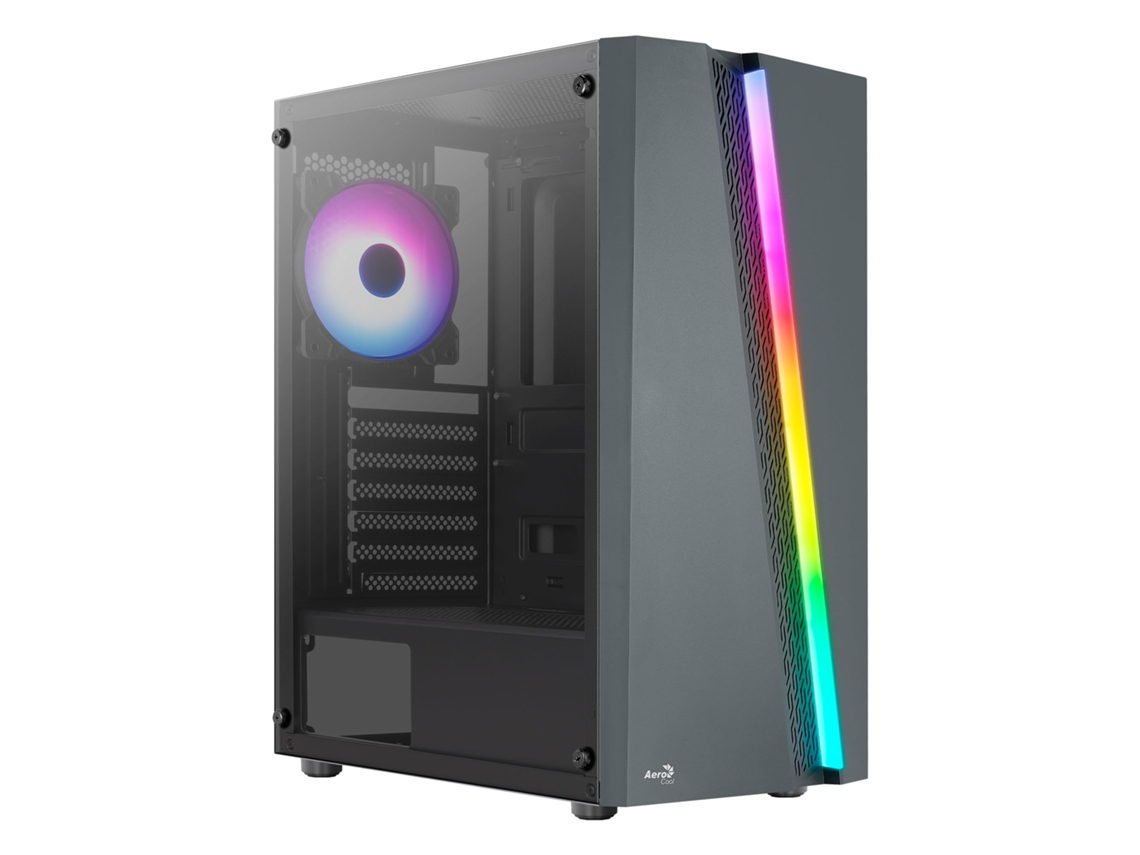 Caixa Semi-Torre Rgb Aerocool Blade Ventoinha Traseira Rbg + 3X ...