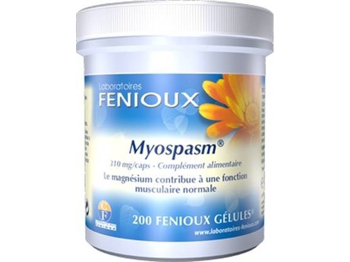 Suplemento Alimentar FENIOUX Myospasm (200 cápsulas) | Worten.pt