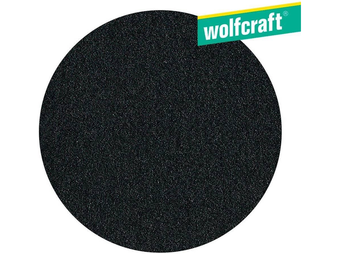 Pack 5 Discos de Lixa Auto-Adesivos Agua-Seco Grao WOLFCRAFT 400 Ø125 ...