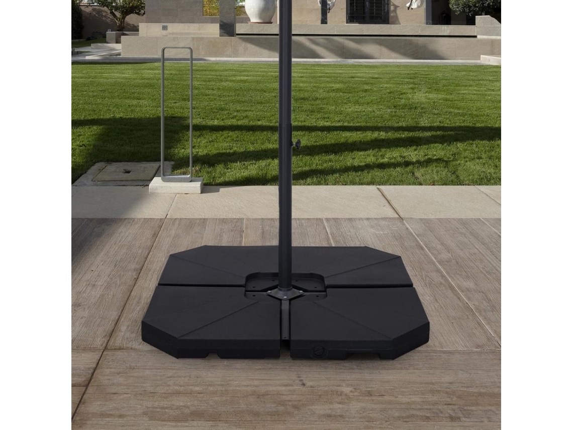 Base set 4 pesos de suporte guarda-sol em cruz água areia Jolla | Worten.pt