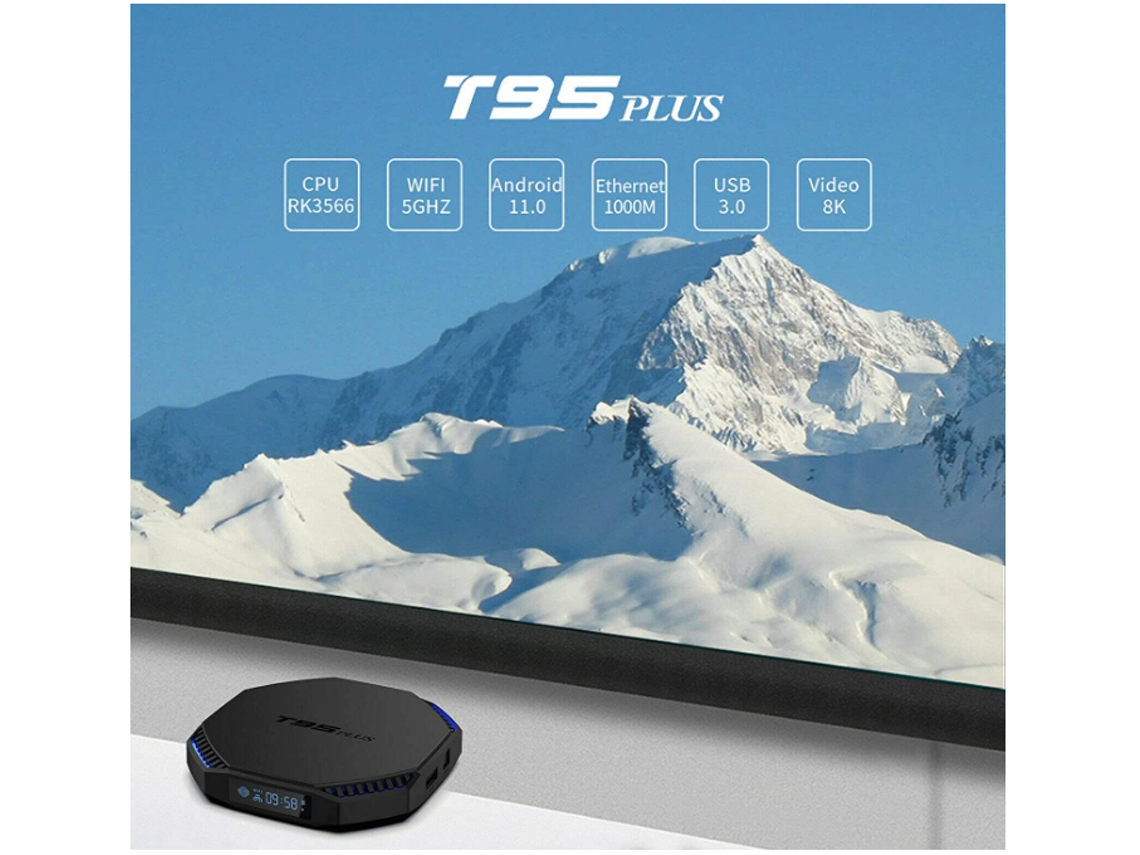 TV Box 11.0 T95 PLUS CHRONUS JDH220820_15_zzh Preto | Worten.pt