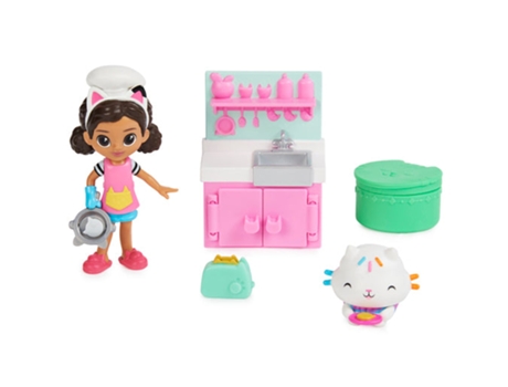 Gabby'S Dollhouse Lunch Set e Gabby Food (Idade Mínima Recomendada: 3 ...