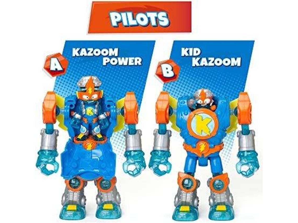 Boneco SUPERTHINGS RIVALS OF KABOOM Superbot Kazoom Power (Idade Minima ...