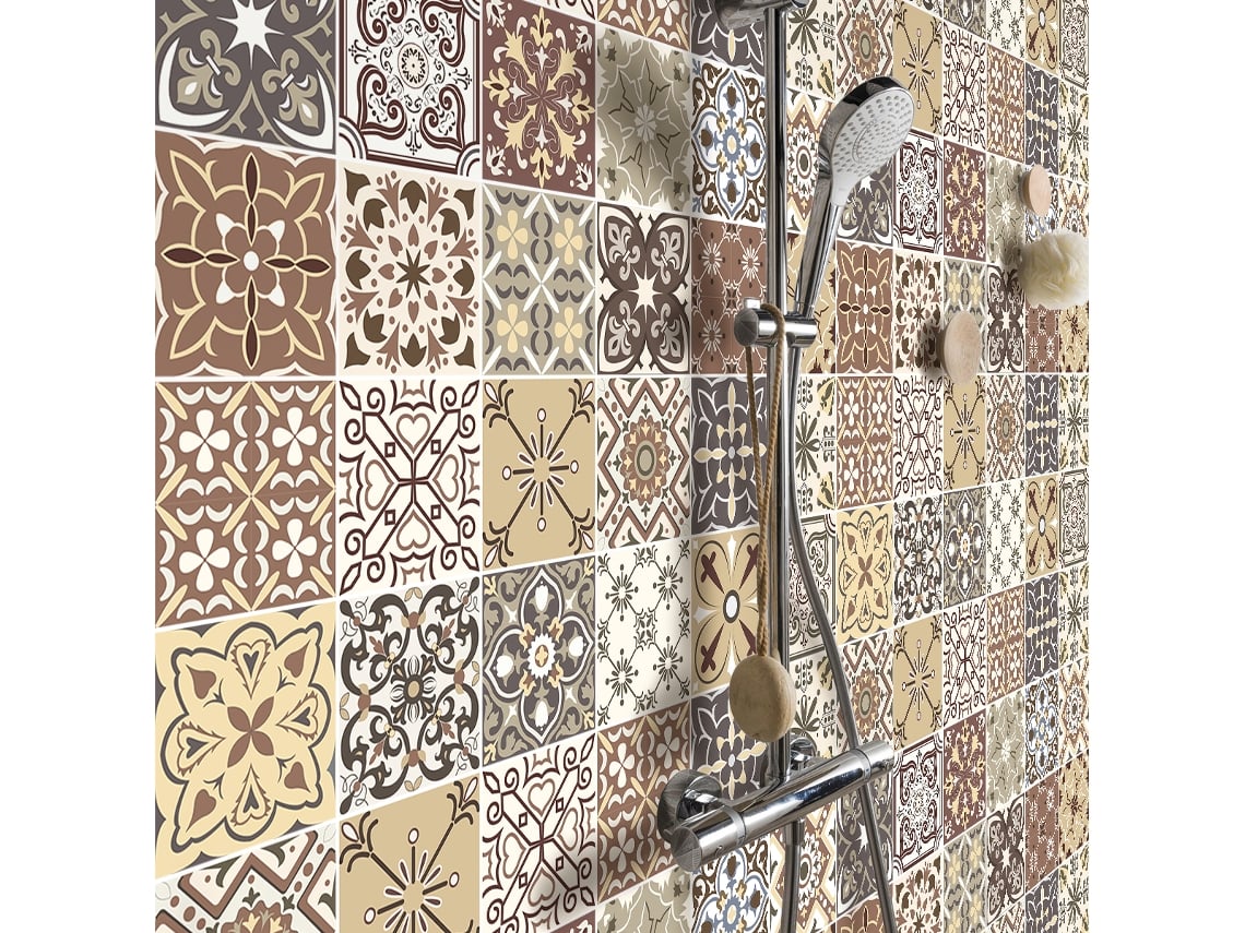 Autocolante de Parede AMBIANCE STICKER 30 Stickers Carrelages Riggioni ...