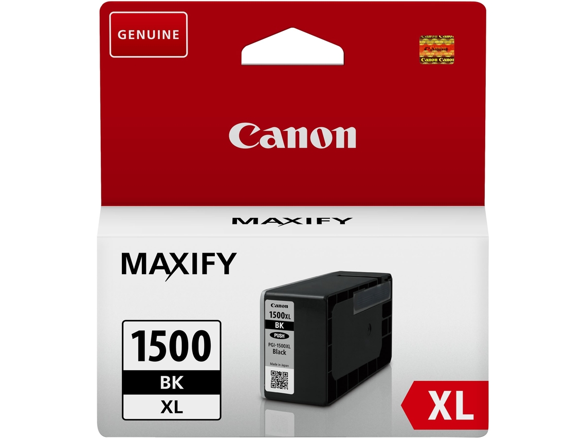 Tinteiro CANON PGI-1500XL Preto (9182B001) | Worten.pt