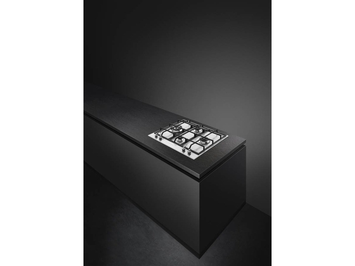 Placa de Gás SMEG PX364L (Gás Natural - 60 cm - Inox) | Worten.pt