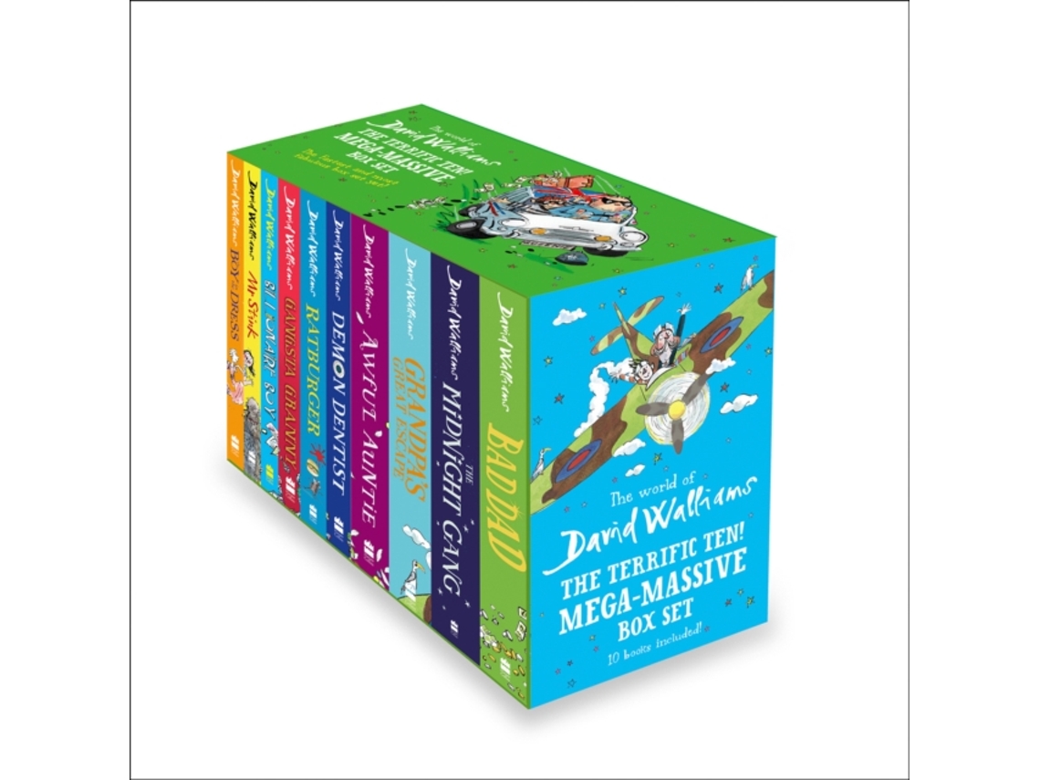 Livro the terrific ten: mega-massive box set de david walliams (inglês ...