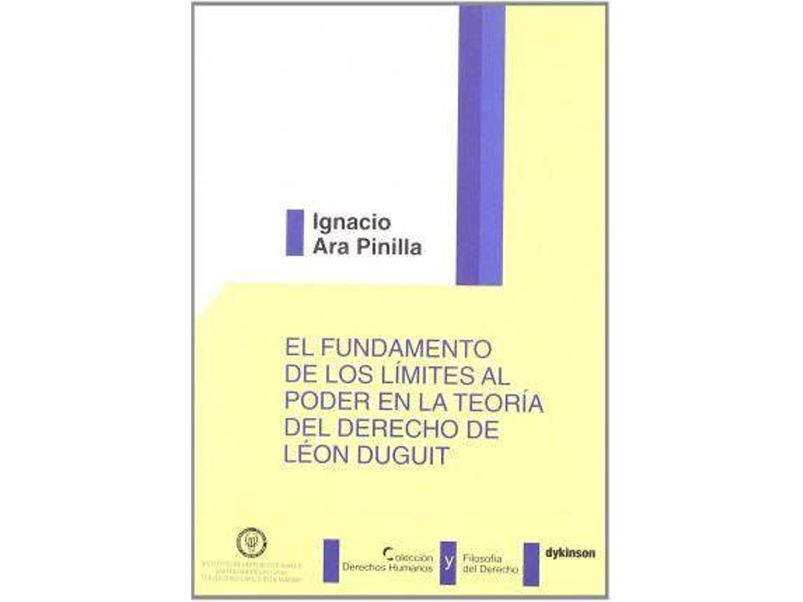 Livro El Fundamento De Los Límites Al Poder En La Teoría Del Derecho De ...