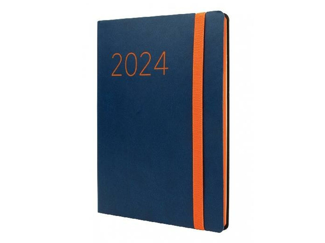 Agenda FINOCAM Flexi 2024 Azul A5 14,8x21 cm | Worten.pt