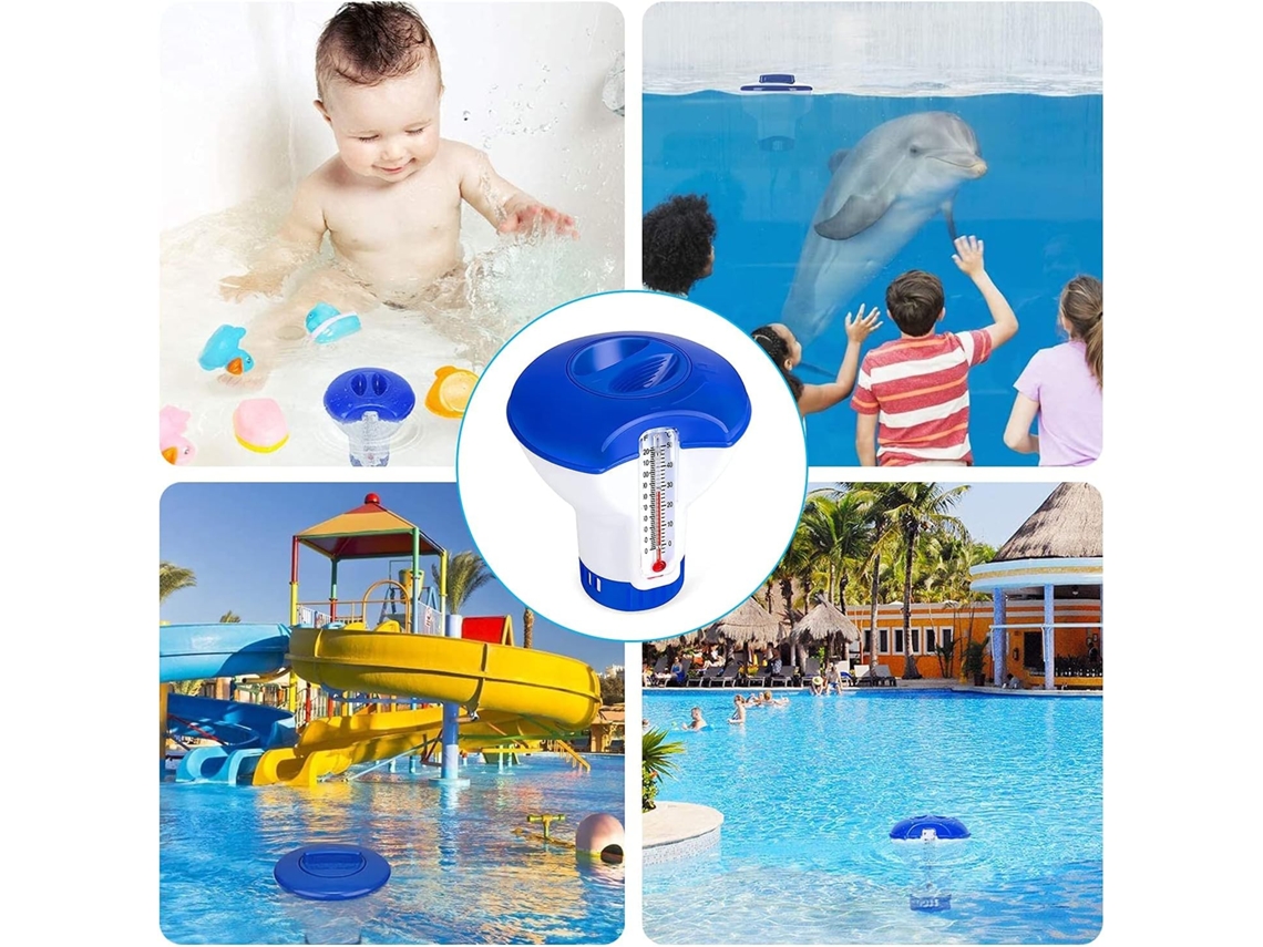 Pool Chlorine Diffuser With Thermometer Pool Chlorine Float Floating ...