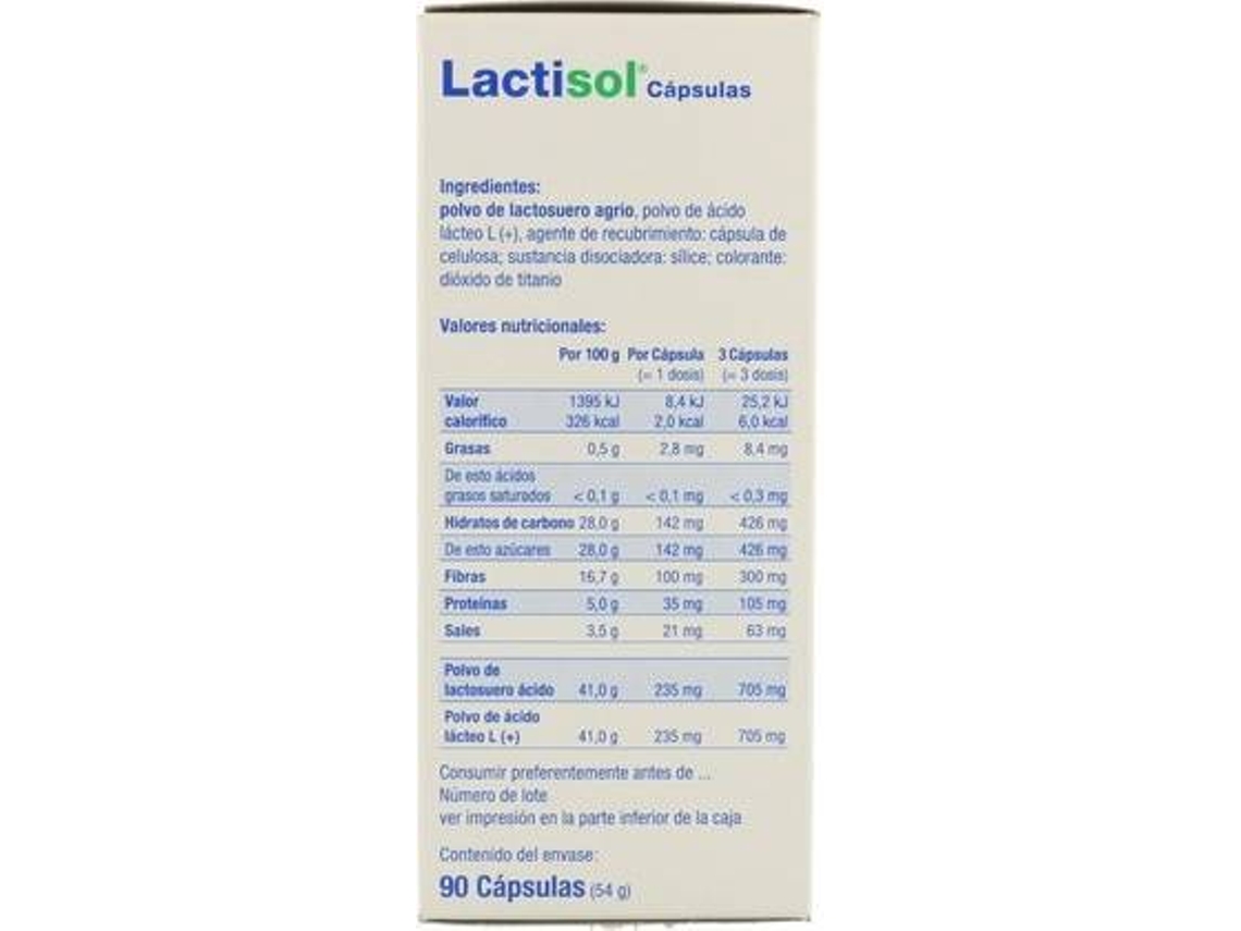 Suplemento Alimentar GALACTOPHARM Lactisol (90 cápsulas) | Worten.pt