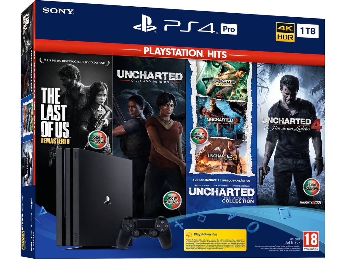 Consola PS4 Pro Playstation HITS (1 TB) | Worten.pt