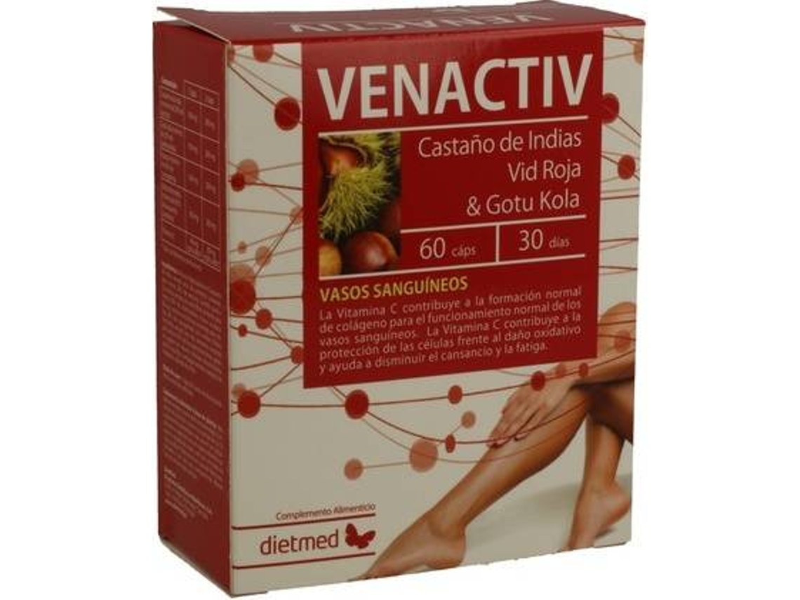 Suplemento Alimentar DIETMED Venactiv (60 cápsulas) | Worten.pt
