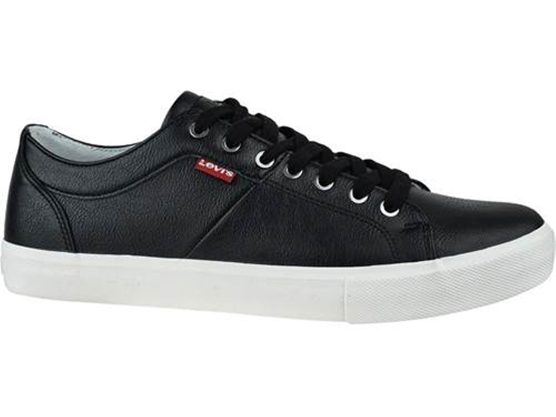 Ténis LEVI'S Woodward (Preto - Material Sintético, Couro Natural- 43 ...