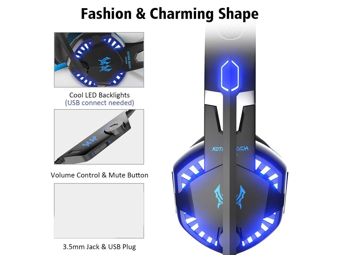 Auscultadores Gaming Mouse Pad[ G2000] | Worten.pt