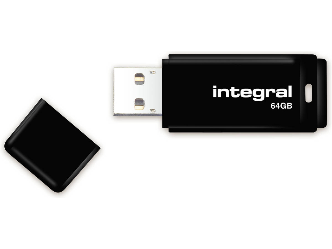 Pen USB INTEGRAL INFD64GBBLK (64 GB - USB 2.0) | Worten.pt