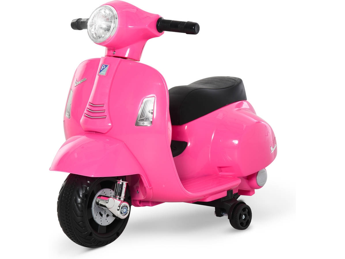 Mota Elétrica HOMCOM 4 Rodas Rosa (Idade mínima: 18 meses) | Worten.pt