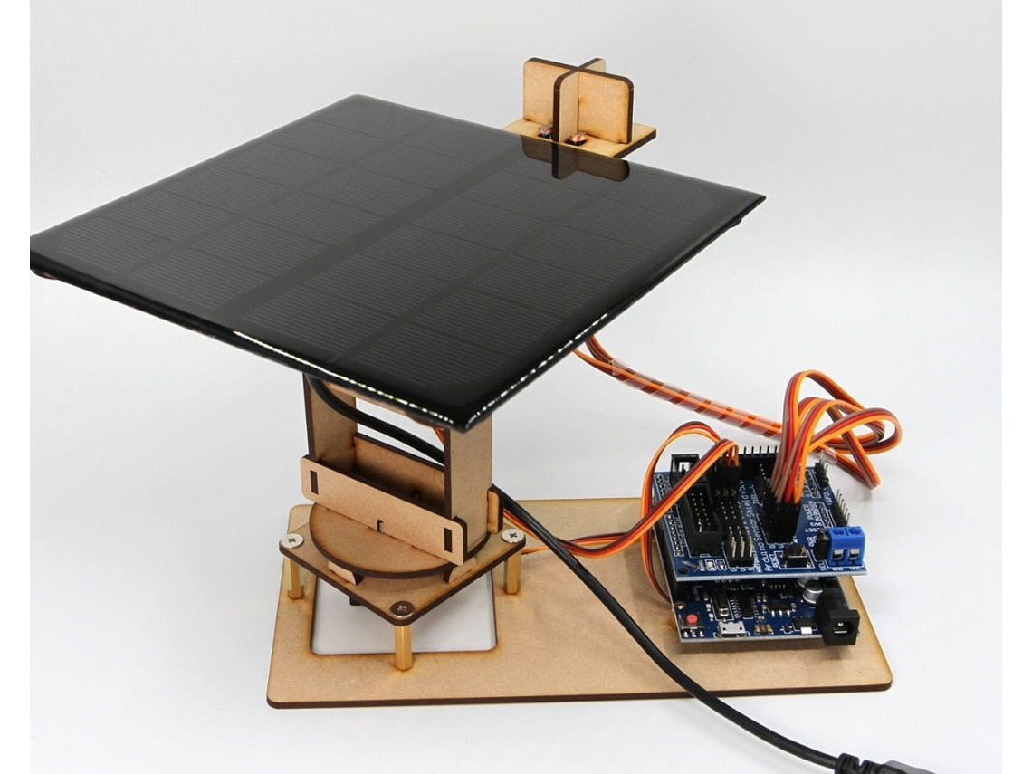 Rastreador Solar Inteligente Do Programa Arduino para Peças de ...