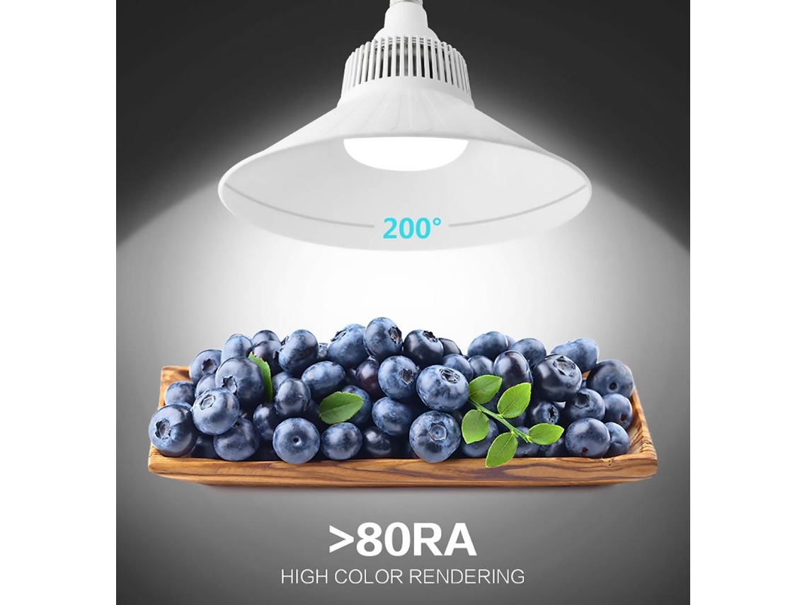 Lâmpada Led E40 100W 10.000Lm 230V Uso Industrial | Worten.pt