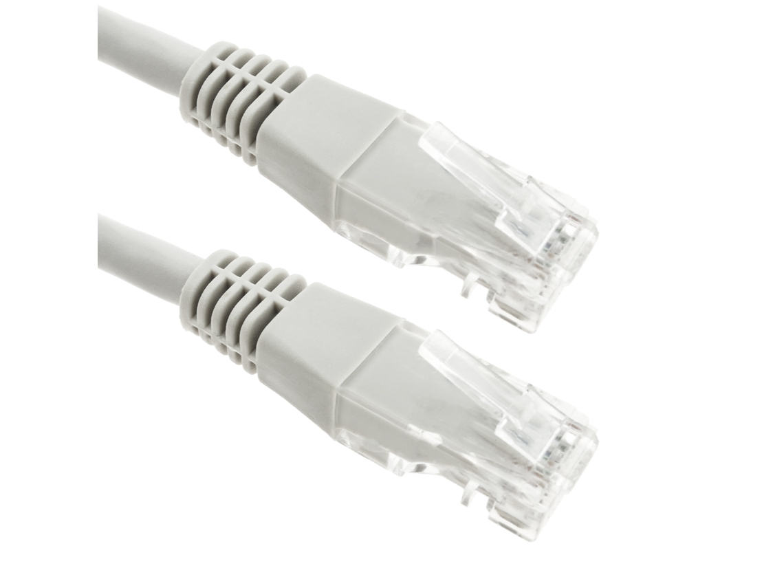 Cabo de Rede Ethernet BEMATIK Lan Utp Rj45 Cat.6 Cinza 3M | Worten.pt