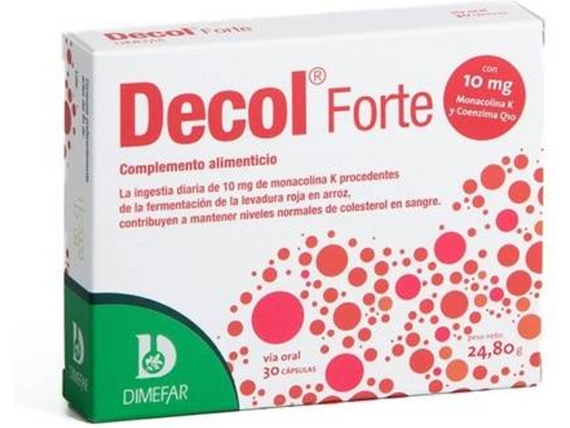 Suplemento Alimentar DIMEFAR Decol Forte (30 cápsulas) | Worten.pt