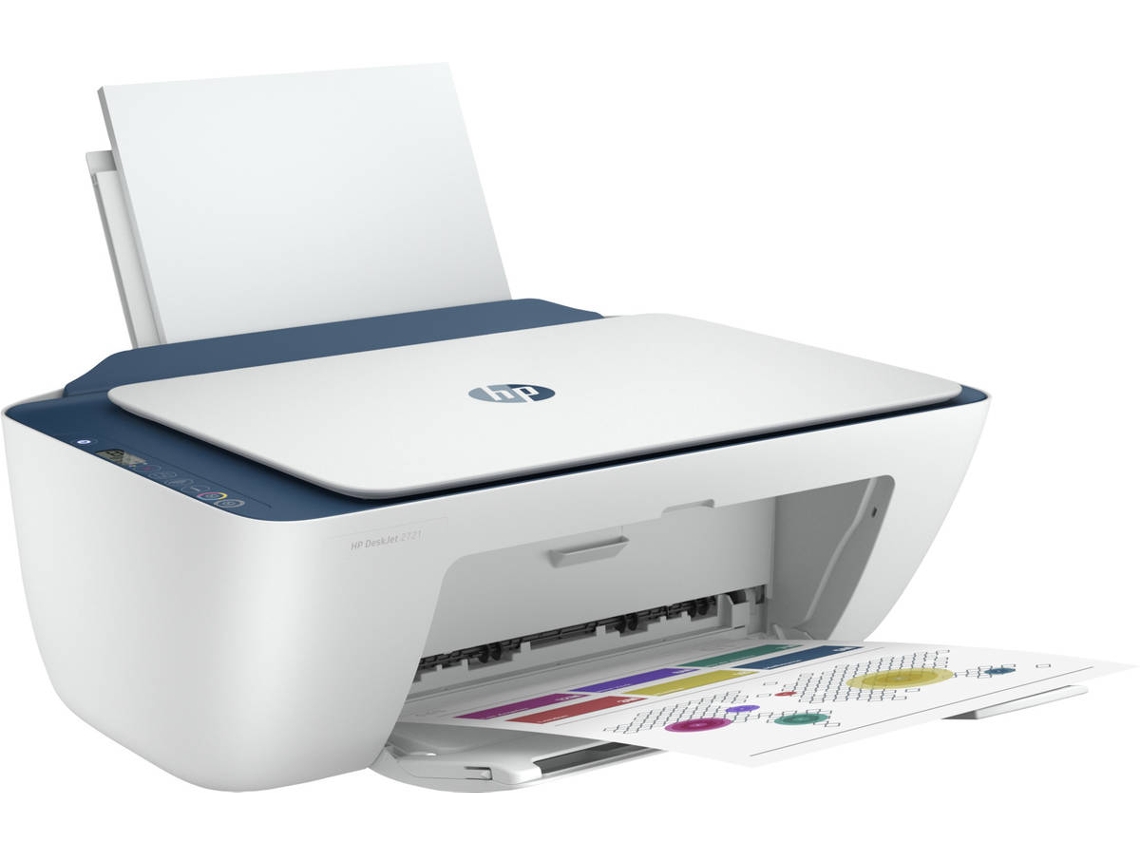 Impressora HP Deskjet 2721 (Multifunções - Jato de Tinta - Wi-Fi ...