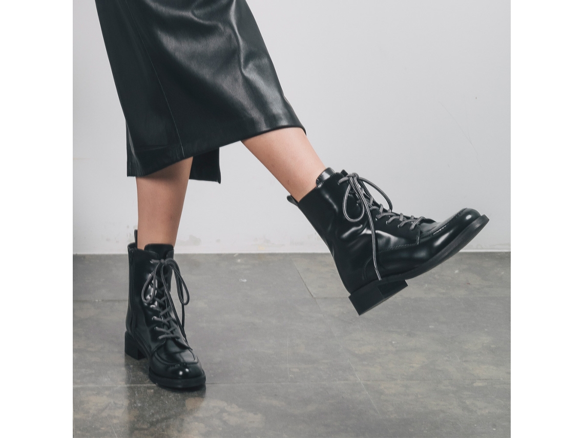 Botas NAE VEGAN SHOES Magda Mulher (Poliuretano - Preto - 38) | Worten.pt