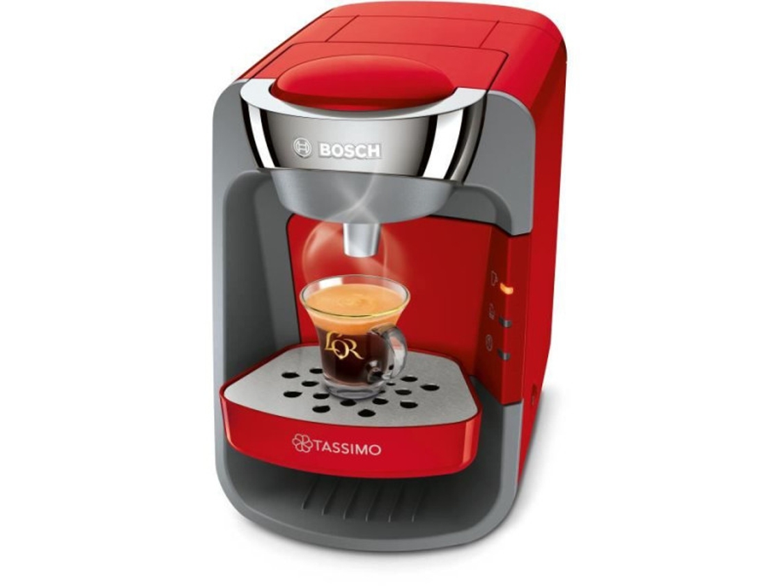 Máquina de Café BOSCH Tassimo Suny Tas32 Vermelho | Worten.pt
