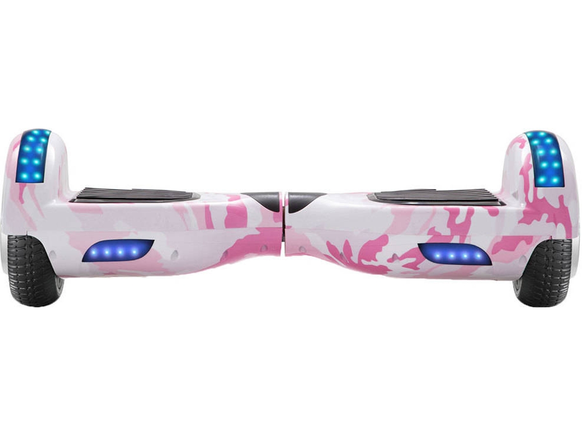 Hoverboard E-RIDES TLTL10 Rosa (Coluna Bluetooth|Autonomia: 30-60 min ...