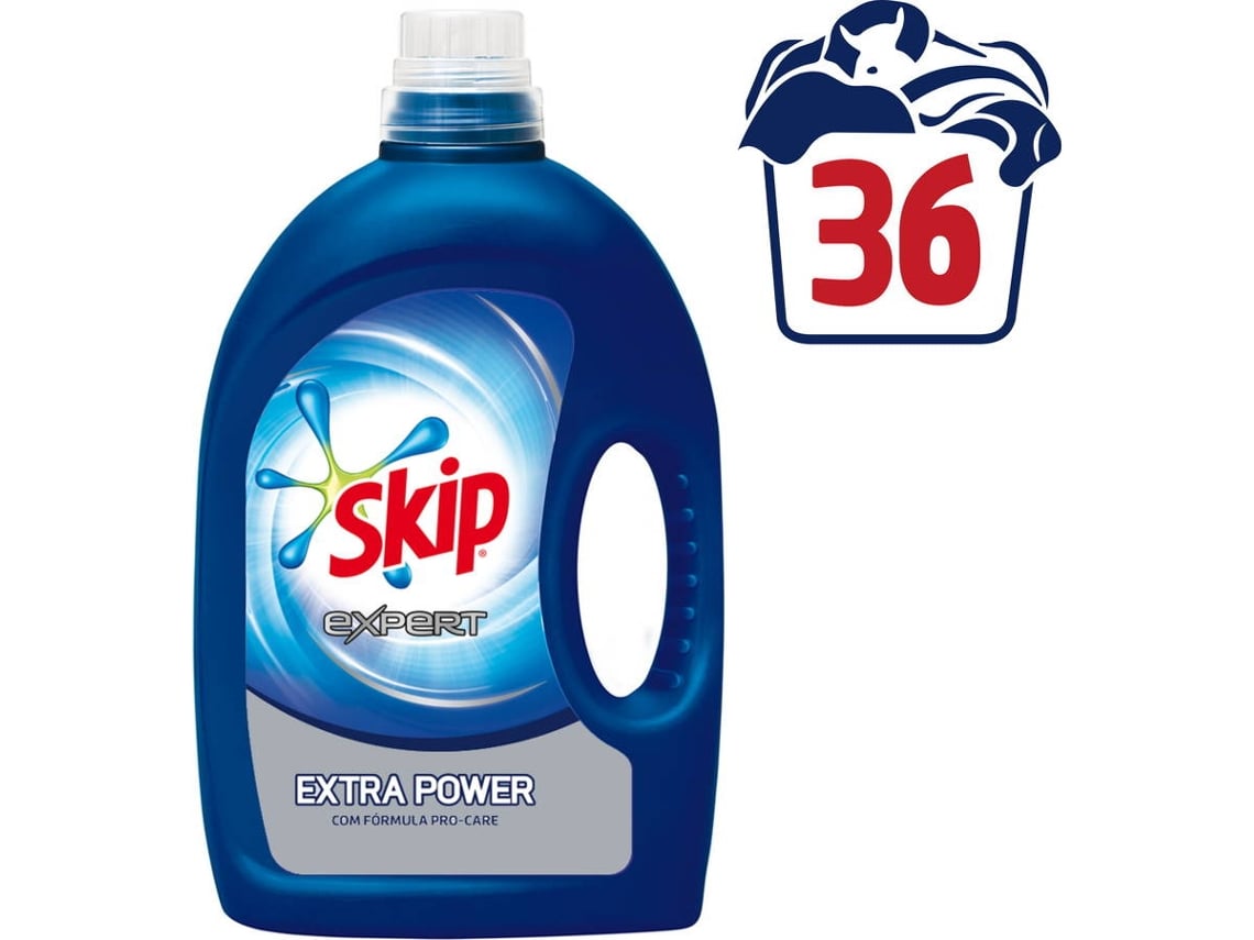 Detergente Máquina Roupa Liquido SKIP Expert (36 Doses) | Worten.pt