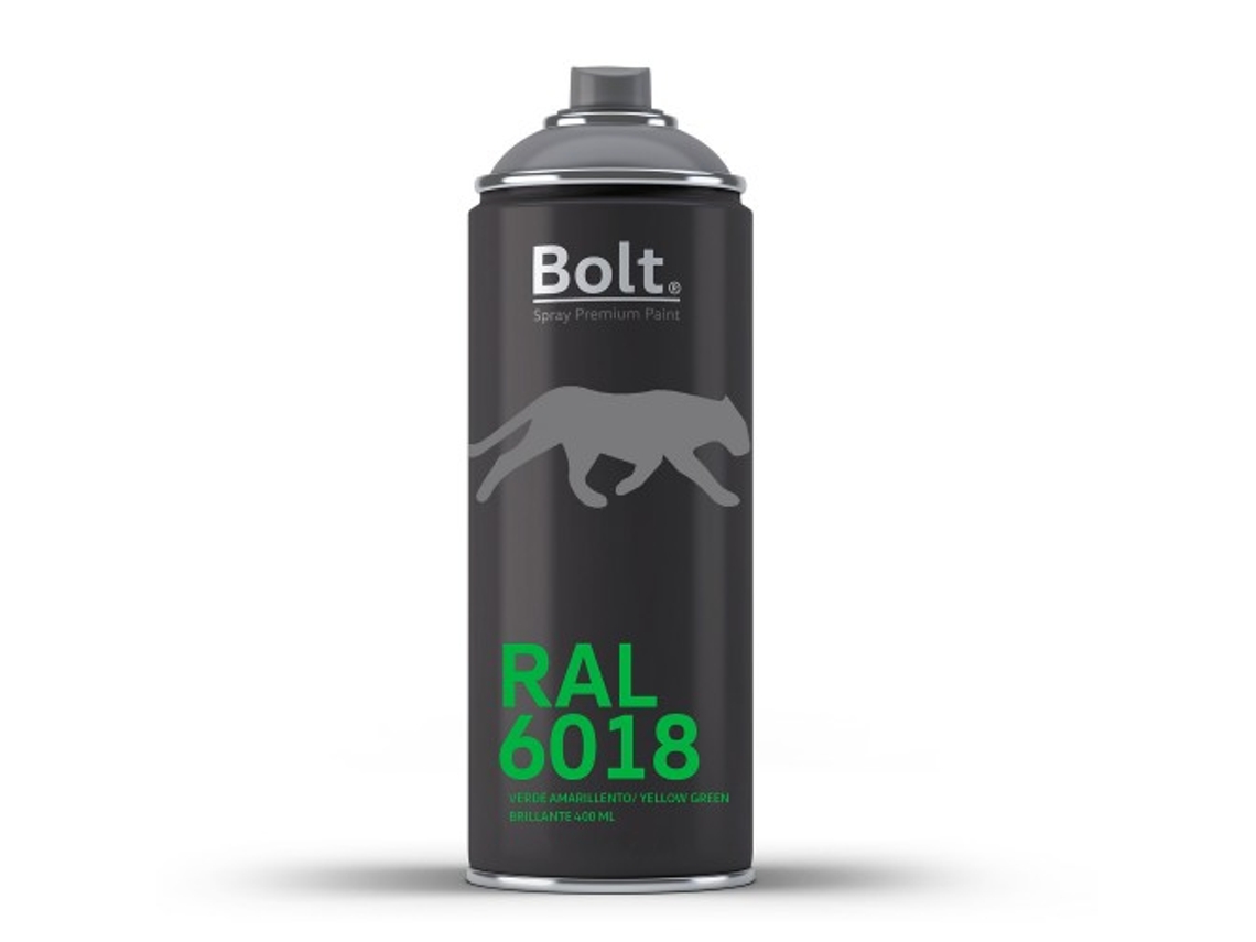 Spray Bolt Acrílico Premium Brilhante Acrílico Ral 400 Ml (Ral 6018 ...