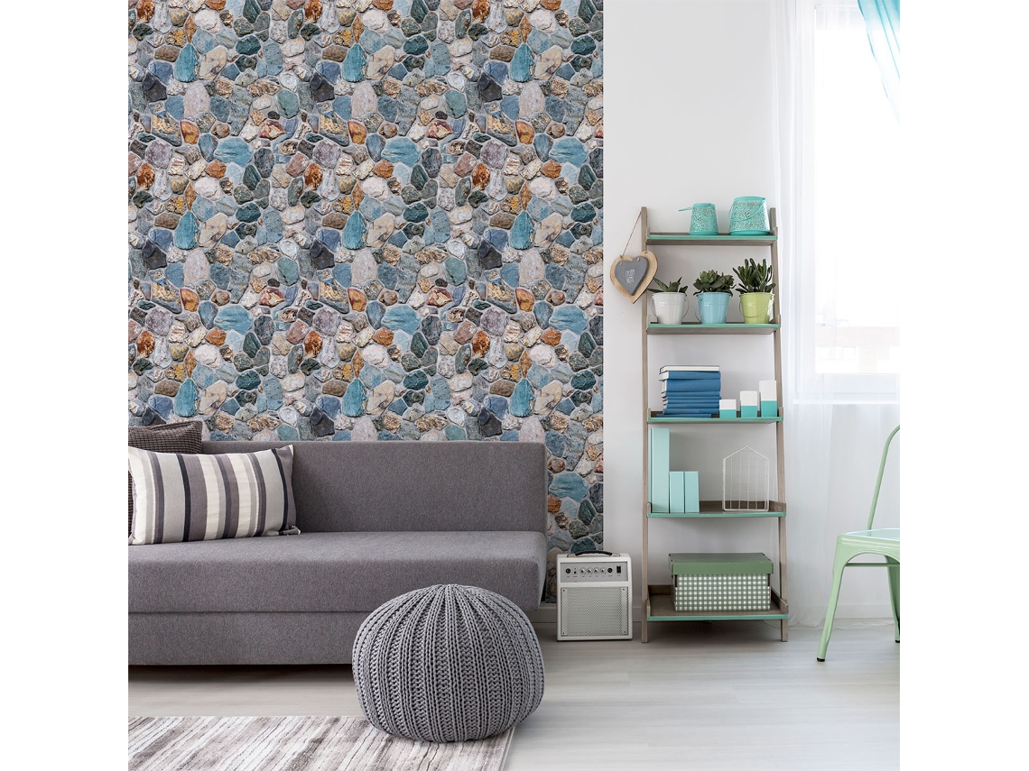 Autocolante de Parede AMBIANCE STICKER Pierres De Fréjus - 60x60 cm ...