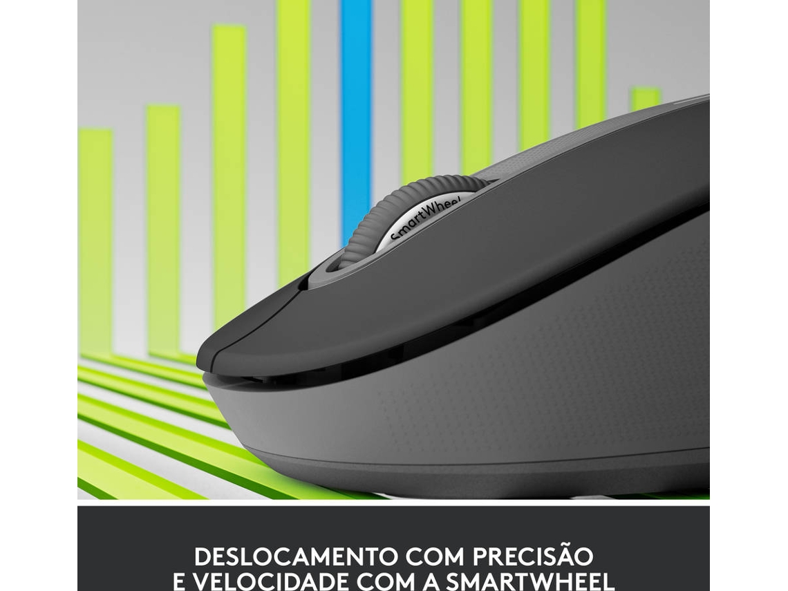 Rato LOGITECH Signature M650 (Wireless - Regular - 2000 dpi - Cinzento ...