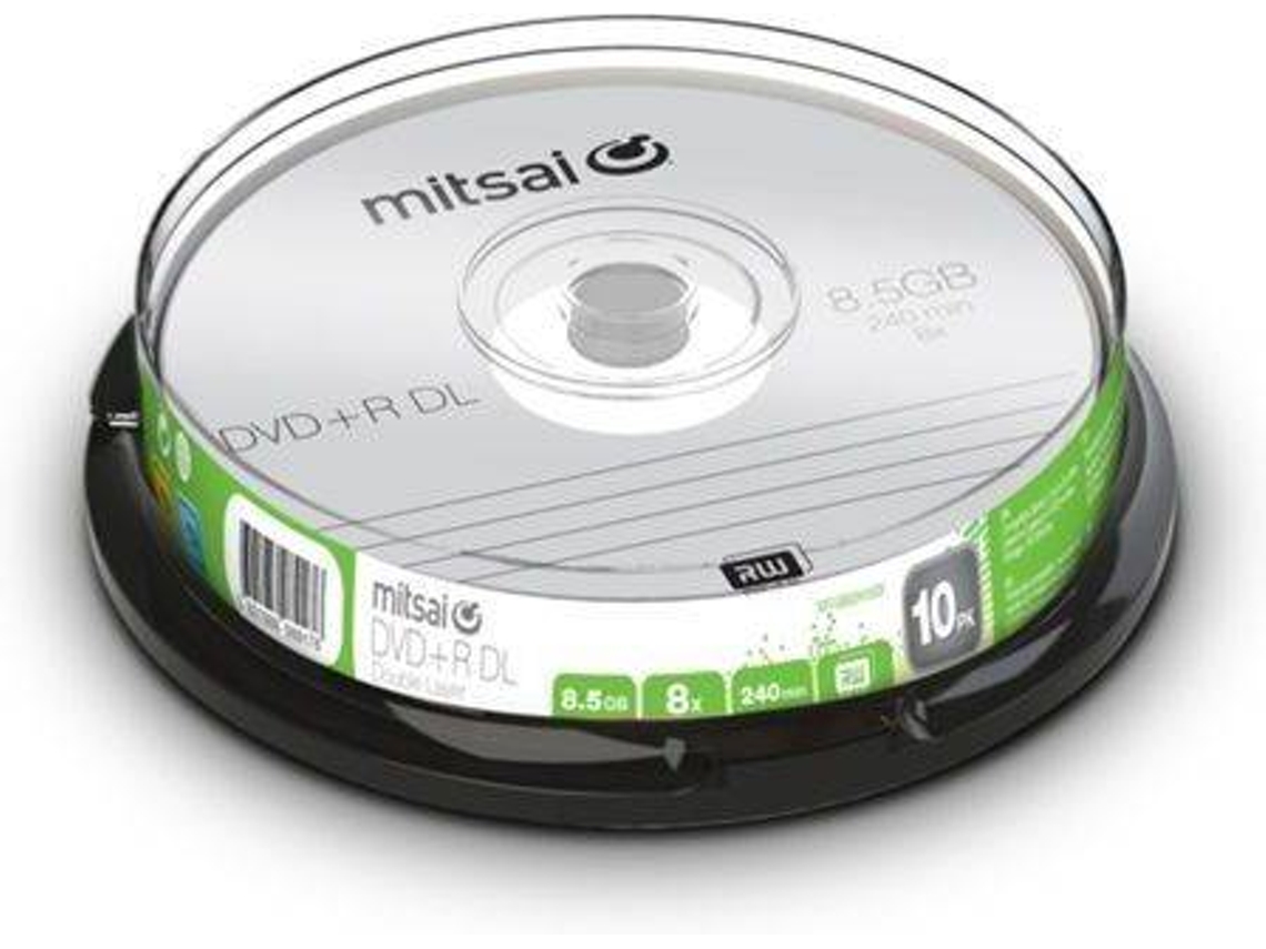 DVD+R DL MITSAI 8.5GB x10 | Worten.pt