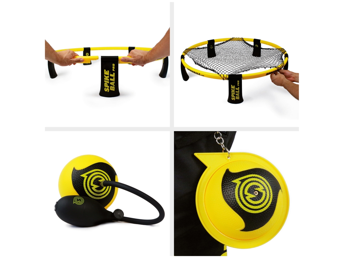 Conjunto de Roundnet SPIKEBALL Pro com Rede e 2 Bolas | Worten.pt