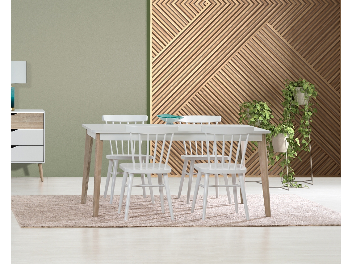 Mesa LOURINI Faro (90 x 77 x 160cm - MDF) | Worten.pt