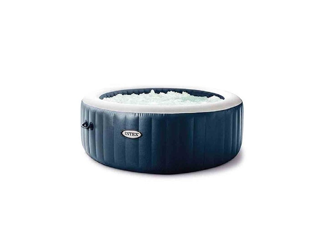 Jacuzzi Exterior INTEX Spa Bubble Massage (4 lugares - PVC - Azul ...