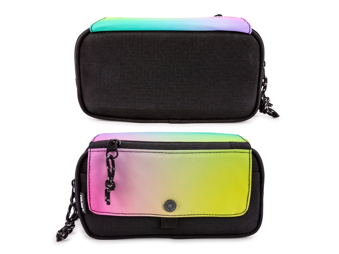 COLEPACK Milan Estojo Triple de 3 Fechos e Material Escolar Incluido ...