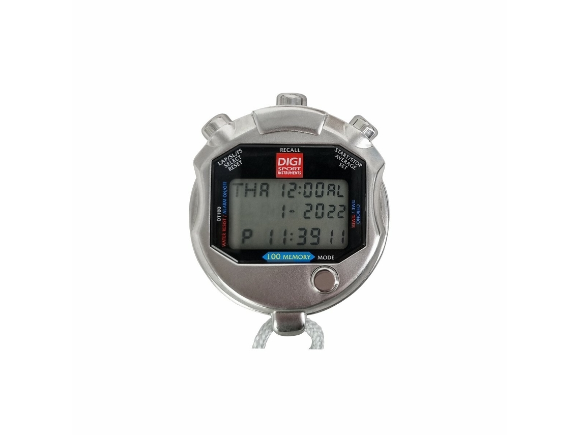 Cronómetro de metal com 100 memórias DIGI SPORT INSTRUMENTS DTM100 TU ...
