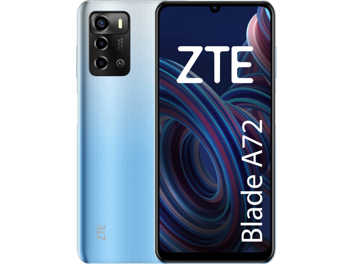 Smartphone ZTE Blade A72 (6.74'' - 3 GB - 64 GB - Azul) | Worten.pt