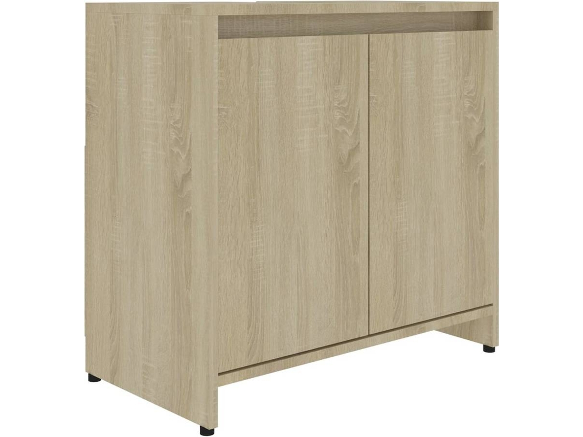 vidaXL Armário casa de banho 60x33x61 cm contrapl. carvalho sonoma ...