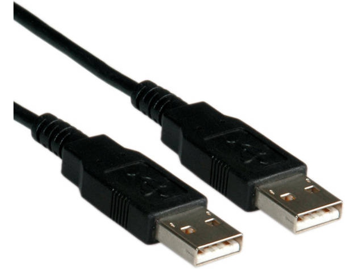 Cabo USB ROLINE USB A/USB A 3 m Macho/Macho Preto | Worten.pt