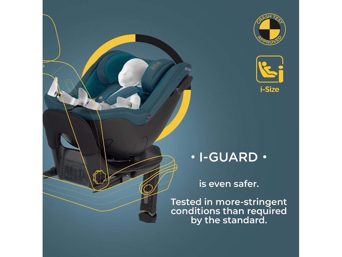 Cadeira Auto KINDERKRAFT I-Guard I-Size Blue | Worten.pt