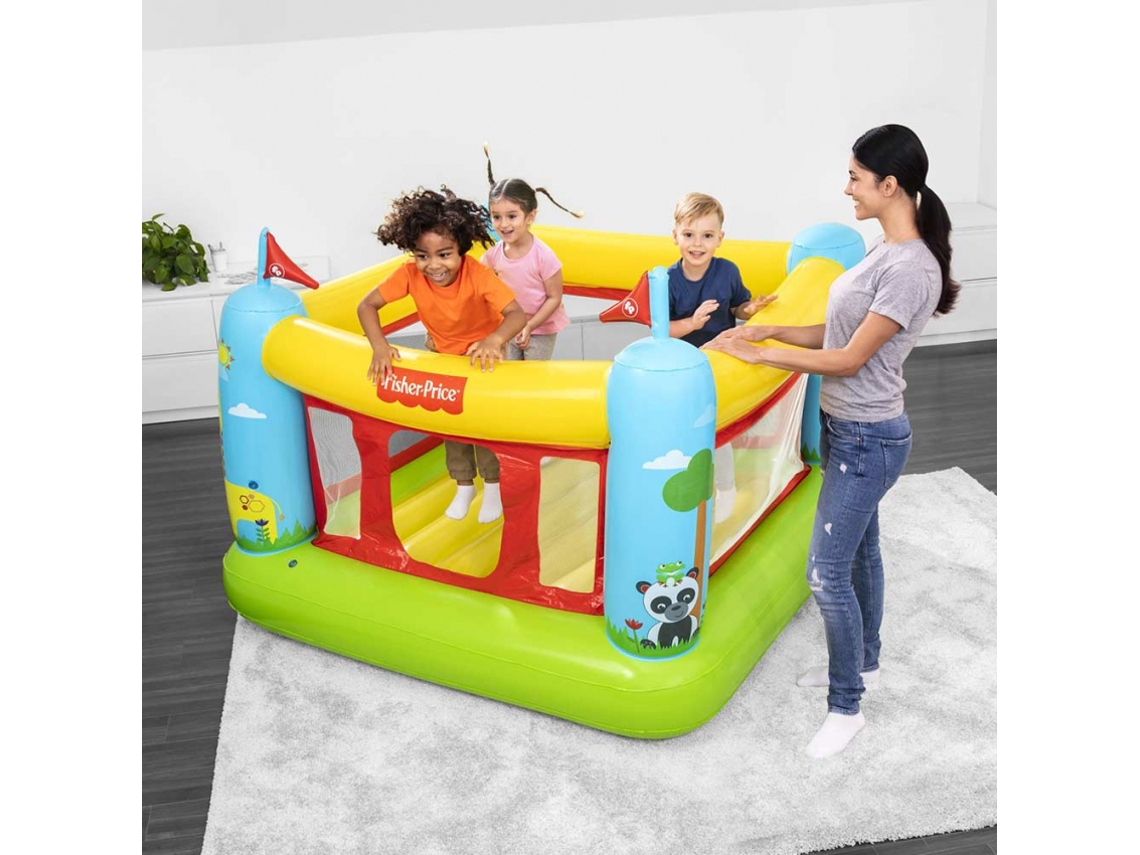 Bestway 93553 Fisher-Price Bouncestatic castelo insuflável | Worten.pt