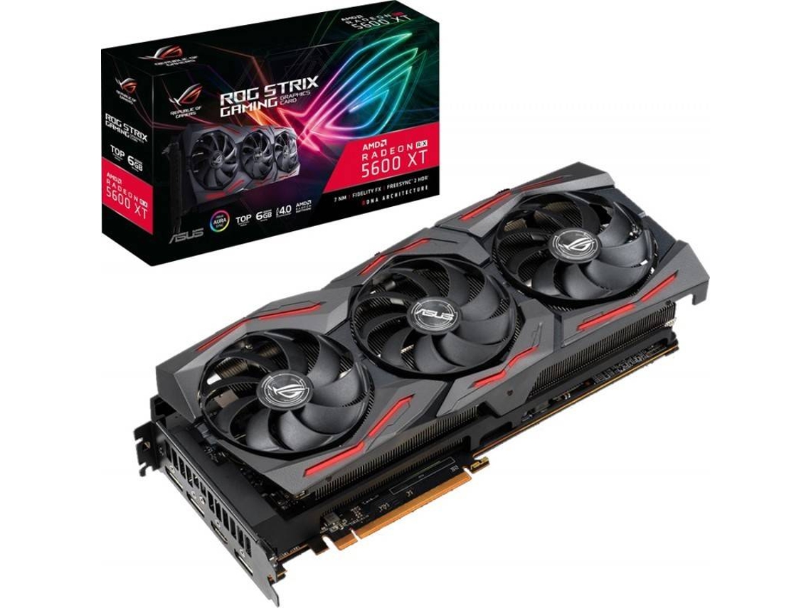 Placa Gráfica ASUS ROG Strix Radeon RX 5600 XT (AMD - 6 GB GDDR6 ...