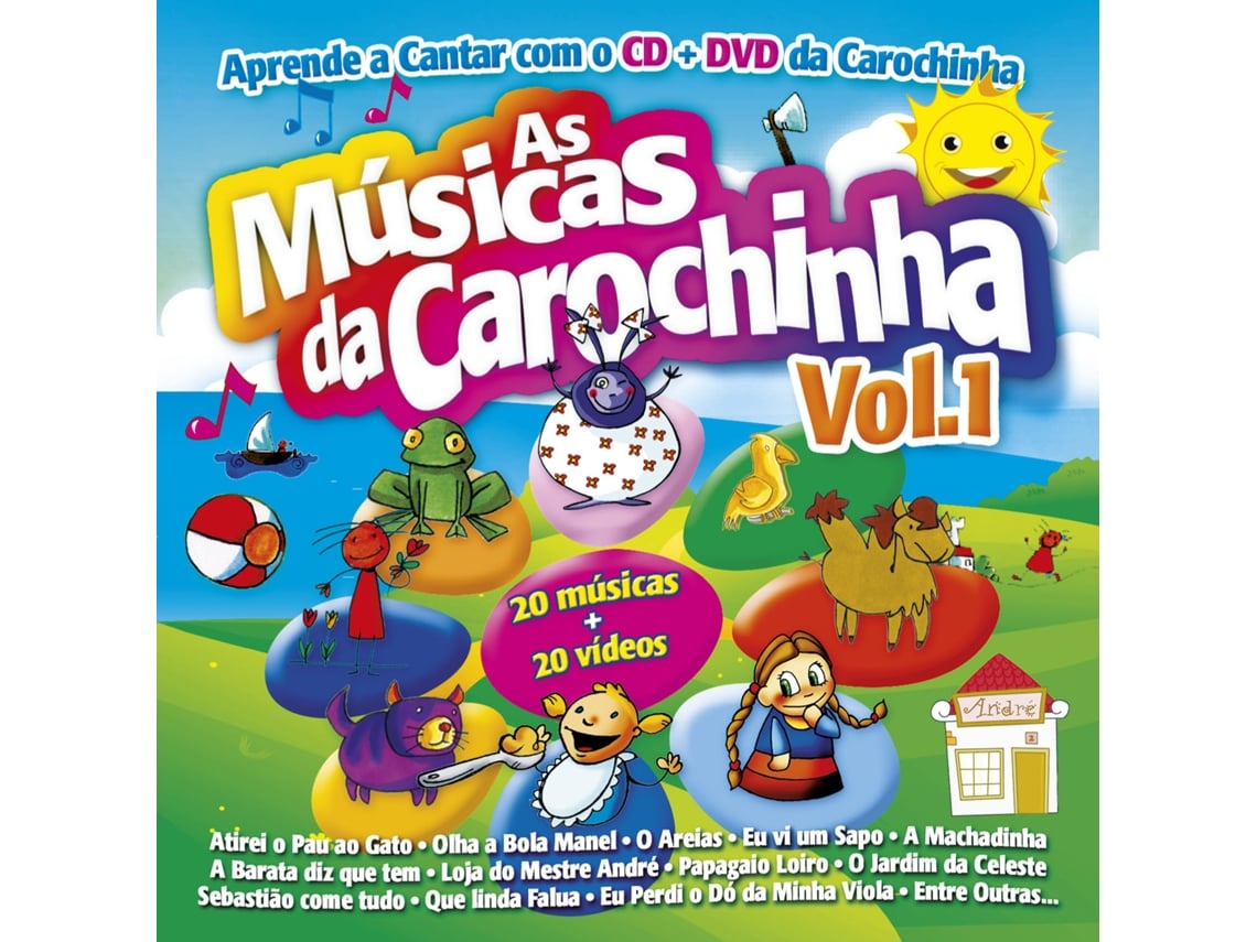 CD/DVD As Músicas da Carochinha - As Melhores Músicas Infantis Vol.1 ...