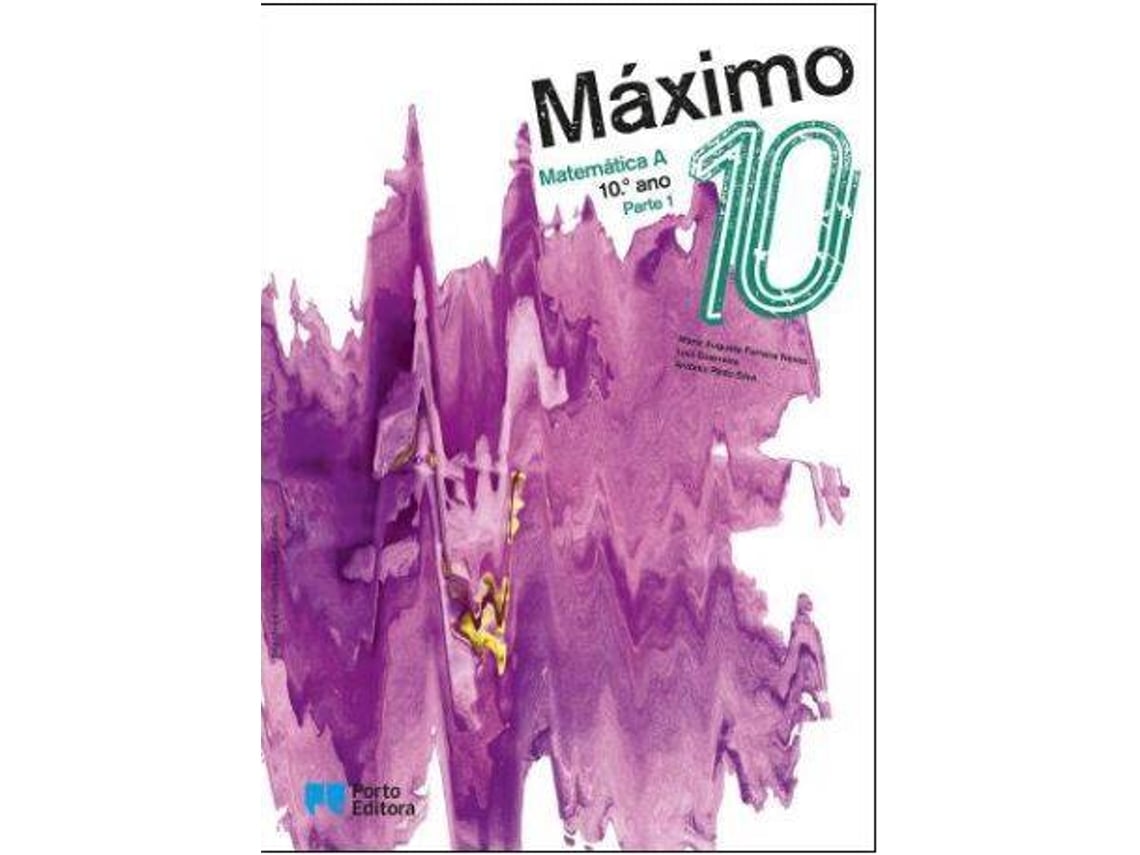 Manual Escolar Maximo Matematica A 10º Ano de | Worten.pt
